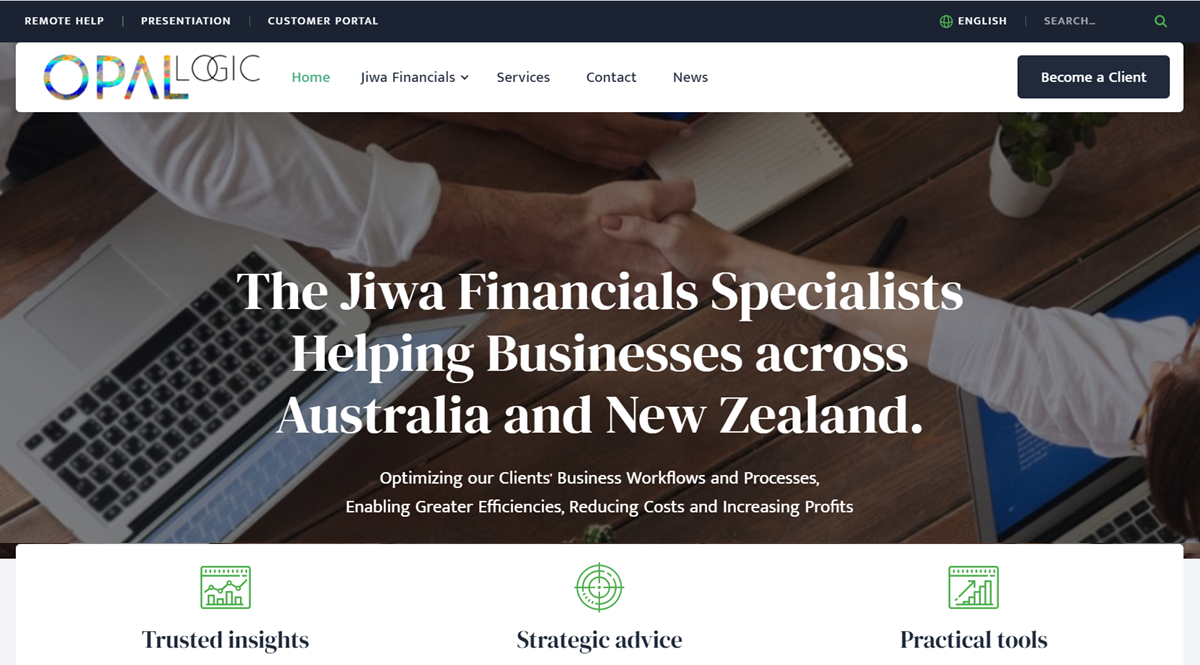 Opal Logic - Jiwa Financials Customisation, Training and Support